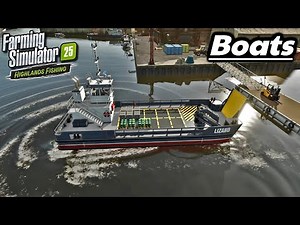 Driving Boats | Highlands Fishing Expansion | FS25