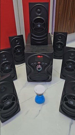 ZEBRONICS Omega 7.1 Home Theatre Speaker - Demo Sound Test 6 #shorts #hometheatre