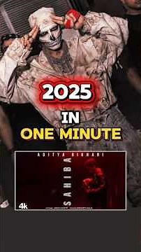 2025 Wrapped | Tops of Each Month ❤️‍🔥 (Pal pal, Haseen, Sahiba) #shorts #mashup #trending