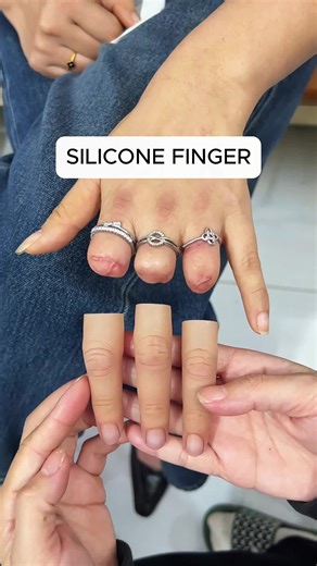 Silicone simulation finger#fyp #siliconeprothetic #foryoupage #prothesis #handprothesis #customsiliconefinger #Silikonfinger #DitoProtesico #proteza #prothetics #fingerprosthesis #viral #artificial #fypシ゚viral