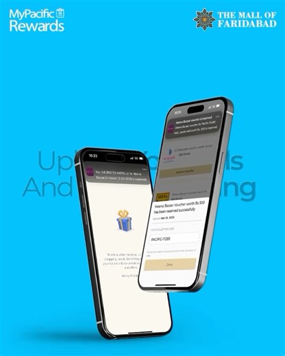 The Mall of Faridabad on Instagram: "🤑 Shopping is Rewarding at #TheMallOfFaridabad Let your shopping do more than just fill bags 🛍️✨ Pacific Malls App turns every bill into points, keeps you updated with what your favorite brands are up to, and gives you access to curated mall experiences. 🎉 Start earning instantly: • 500 points just for downloading • 500 points on your first bill submission • 500 points for every successful referral 📲 Get the app on the Google Play Store or App Store, or h