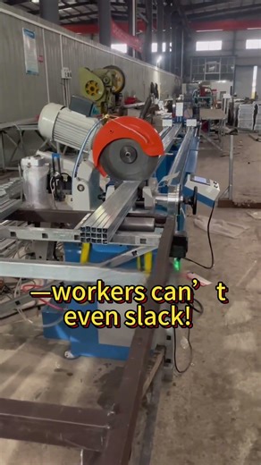 automatic square tube cutting machine #machine #factory #cuttingmachine #cutter #automation #tube