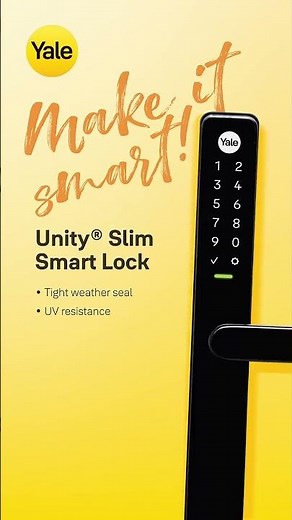 Yale Unity® Slim Smart Lock Auto-Unlock Magic