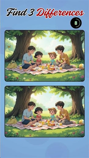 Test Your Brain! Spot the Difference Puzzle Challenge 🧩 #funquiz #viral #shorts #riddles