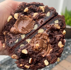 RECIPE Digital-thick Stuffed Ferrero Rocher Gourmet Cookie RECIPE. New York Style Cookie. Gourmet Stuffed Cookie. Chocolate Cookie. Homemade - Etsy