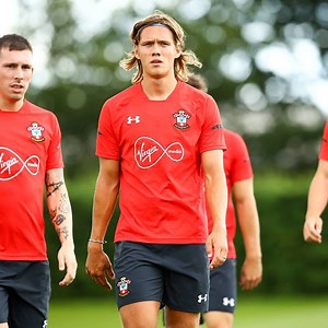 30K views · 813 reactions | First training session as a Saint: ☑️ Welcome, Jannik Vestergaard!  | Southampton FC | Facebook