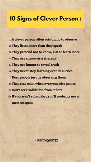 Are you a clever person? #motivation#shortvideo#discipline#selfimprovement#mindset#facts#quotes