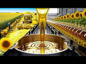 Inside a Sunflower Oil Factory – Complete Process From Seed to Bottle