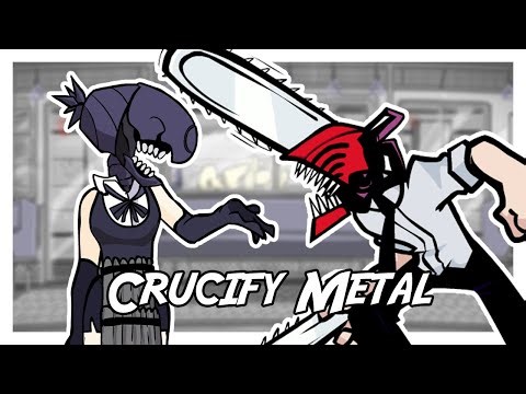 FNF Crucify [Metal] but it's Reze vs Denji [Chainsaw Man]
