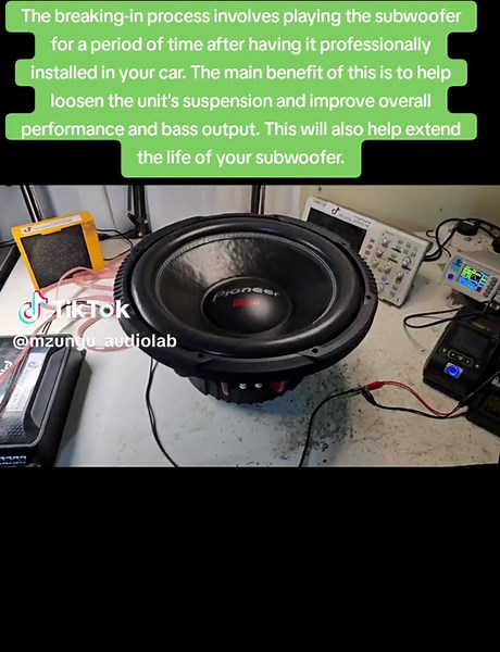 The Importance of Breaking-in Your Car Subwoofer for Optimal Performance
