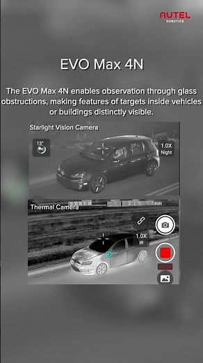 Thermal Cameras vs. Glass: Why Evo Max 4N’s Night Vision Wins #drone #autelrobotics