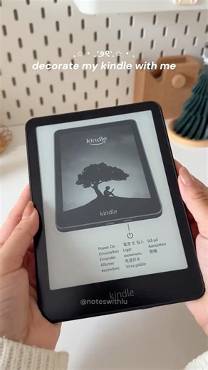 decorate my kindle with me ☁️ | KINDLE paperwhite unboxing