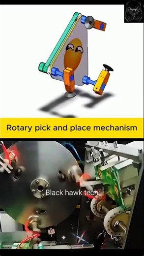 Rotary Pick & Place Mechanism Explained 🔄 | Industrial Automation Animation & Real Machine