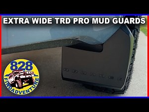 4Runner TRD PRO extra-wide mud guards from Toyota #4runner #tacoma #trdpro