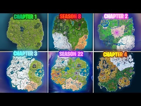 The ENTIRE history of Fortnite Battle Royale Map (EVOLUTION)