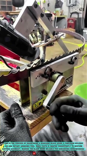 Automated Saw Blade Grinding Tool for Consistent Tooth Sharpening #innovationtools