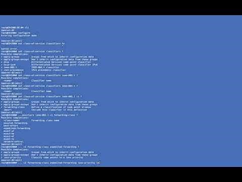QoS: Juniper EX4300 Classifier tutorial