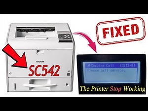 Mr. Hacker Tube | How to Fix " SC542 Error Code " on Ricoh Printers – Step-by-Step 🛠️🖨️ ?