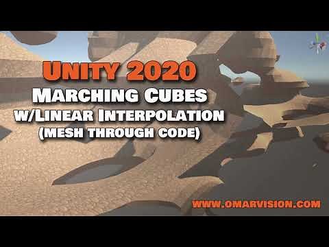 Marching Cubes Linear Interpolation (Smoother Meshes)
