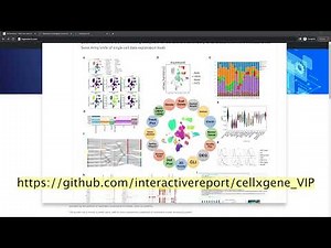 Single-cell RNASeq Data Visualization Tutorial (cellxgene VIP)
