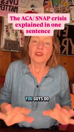 12K views · 2.7K reactions | Do you want me to summarize the entire snap/ACA crisis in one sentence? I’m happy to: Donald Trump would rather starve children than give Americans affordable health insurance. Watch this and prove me wrong. | Jess Craven 101 | Facebook