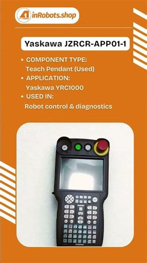 Yaskawa JZRCR-APP01-1 YRC1000 Teach Pendant Used