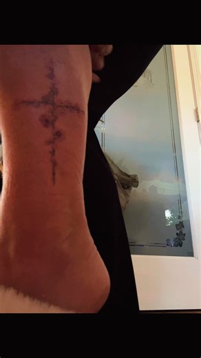 The completion of his redemption occurred upon his resurrection from the cross, marked by 'Tetelestai,' the final phrase uttered by Jesus before his father, Abba, ascended him to heaven. Tetelestai, an ancient Greek term translating to 'it is finished' or 'paid in full,' thank you Lou Wolgast, Hooligans Ink ❤️🙏#blessedlife #mybeautifullife #tetelestai🙏 #debtpaidinfull | Sheila Palmer