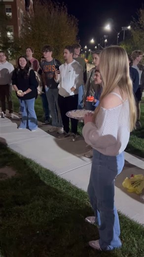 Pie number two and he took it like a CHAMP!!! | TnTech AICHE Student Chapter