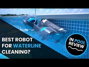 Best Robotic Pool Cleaner for Waterline Cleaning? Clean Algae on Pool Walls - Dolphin Premier Review
