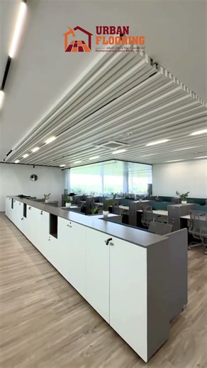 PVC Flooring In Office For Style, Comfort & Lasting Durability! #home #dubaiinteriors #urbanflooring