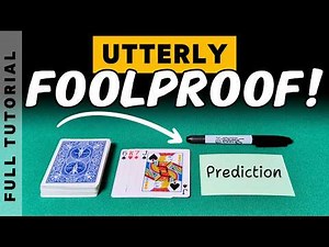 Mind-Blowing Prediction: Incredible Self-Working Card Trick Tutorial!