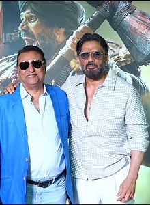 380K views · 35K reactions | Suniel Shetty, Sooraj Pancholi, Akanksha Sharma & Other Celebs Trailer launch of Kesari Veer part 2 | Indian Television Academy | Facebook