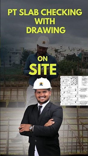 PT Slab Checking on Site with Drawing ❤️‍🔥 | Site Execution Guide 👷‍♂️ | saikiran hrc 🔥