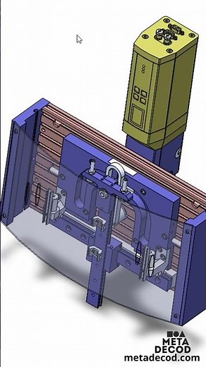 Custom design service for a quick clamp cam mechanism with 3D drawings