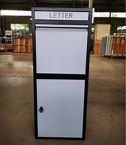 [Hot Item] Jas-157 Iron Waterproof Outdoor Parcel Delivery Box out Door Package Delivery Box Parcel