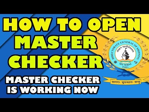 HOW TO OPEN MASTER CHECKER | master checker is working now| master checker in dg shipping website