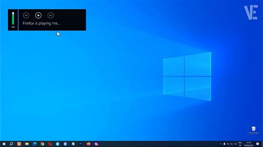 How do I get rid of the volume bar on my screen on Windows 11 / 10
