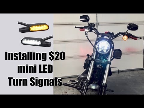 Installing cheap LED Turn Signals on the Sporty