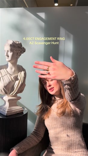 Olive Ave Jewelry on Instagram: "TOMORROW we’re hid a 4ct lab diamond engagement ring somewhere in the East Valley… to celebrate 10 years of Olive Ave, we’re taking it back to our AZ roots with a city wide scavenger hunt 🤍 how it works: • start the morning at the Olive Ave showroom in Mesa (anytime 9-10am) • try on rings, grab your sticker card & get hunt ready!!! • first clue drops at 10am (in the showroom!) • follow the clues to 10 local small businesses • collect all the stickers • first to 