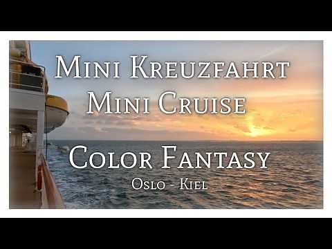 Color Line Oslo - Kiel auf der Color Fantasy | Mini Cruise Norway | Entdecke das Schiff | Norwegen 🚢