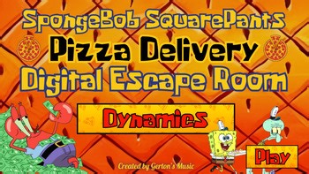 SpongeBob Pizza Dynamics - Digital Music Escape Room