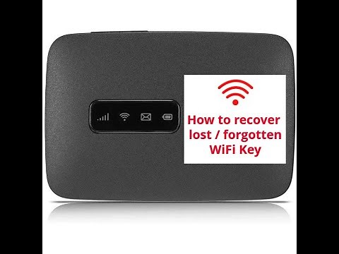 How to recover a MiFi's lost or forgotten WiFi key