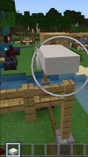 Minecraft Island Food Stall #minecraft #shorts