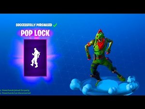 Fortnite NEW POP LOCK DANCE EMOTE - Fortnite Battle Royale Season 4