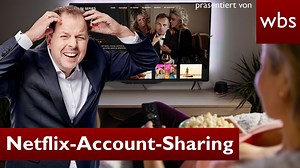 Netflix und das Account-Sharing: Eine never ending Story! Viele von euch, die Netflix schauen, haben womöglich keinen Account nur für sich – sondern teilen ihn mit Freunden oder Familie. Wir haben schon oft darüber gesprochen, ob das erlaubt ist und ob Netflix dagegen vorgehen kann. Nun versucht Netflix eine neue Strategie, mehr dazu in diesem Video. Checkt hier, ob ihr vom Facebook Datenleck betroffen seid: https://wbs.law/facebook-checker Der Taschenanwalt: Die spannendsten Rechtsfragen einfac