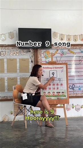 Number 9 Song #nurseryrhymes #teacher #preschoolmom
