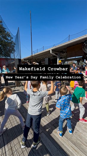 The best way to kick off the New Year with kids in Houston? Wakefield Crowbar New Year’s Day Family Celebration! We went last year, and it was honestly the perfect family-friendly reset after the holidays. Expect live music and entertainment by Legacy Man, a noon countdown with a massive balloon drop, and a brunch buffet where kids eat free (with adult meal purchase). After eating, kids can head straight to the playground and giant sandbox while parents relax and catch the College Bowl games on