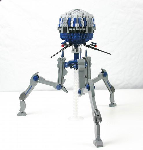 LEGO MOC-91308 Octuptarra Tri-Droid minifig scale (Star Wars 2021)