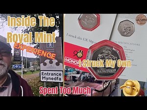 The Royal Mint Experience Tour | How UK Coins Are Made + Striking My Own Coin!