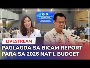 LIVE: Senate, House sign bicam report on 2026 General Appropriations Bill | (28 December 2025)